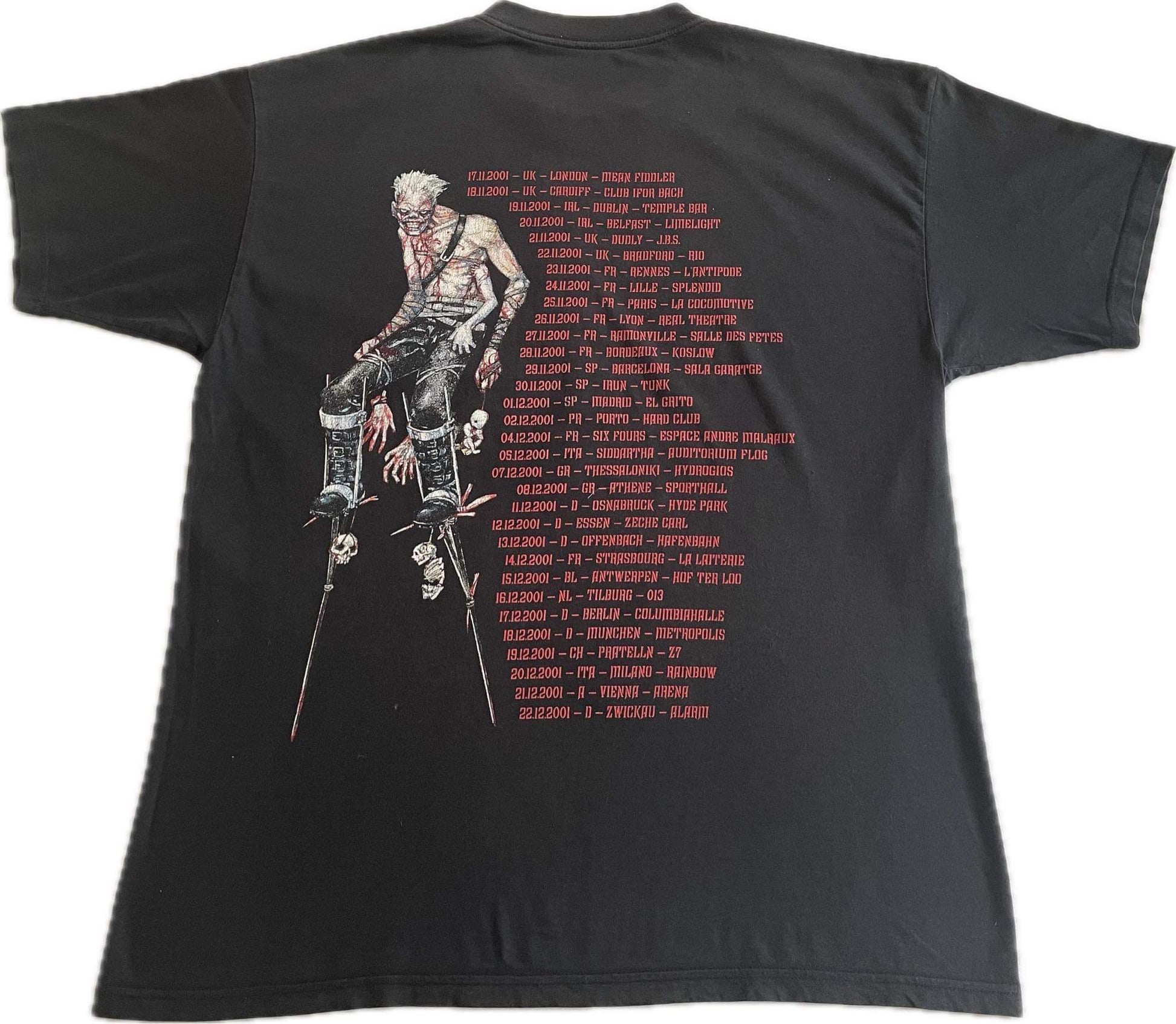 Cannibal Corpse - Bloodthirst 2001 European tour - Original vintage sh ...